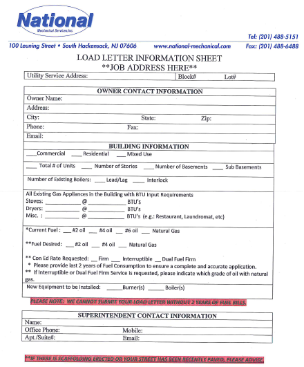 What is a Load Letter and Why Is It Important? - Metro Group Inc